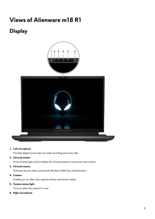 Laptop Gaming Dell AlienWare M18 R1 2023 | PDF