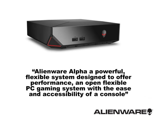 Game Industry Advertising - Alienware alpha console launch pitch - Ben ...
