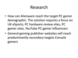 Game Industry Advertising - Alienware alpha console launch pitch - Ben ...