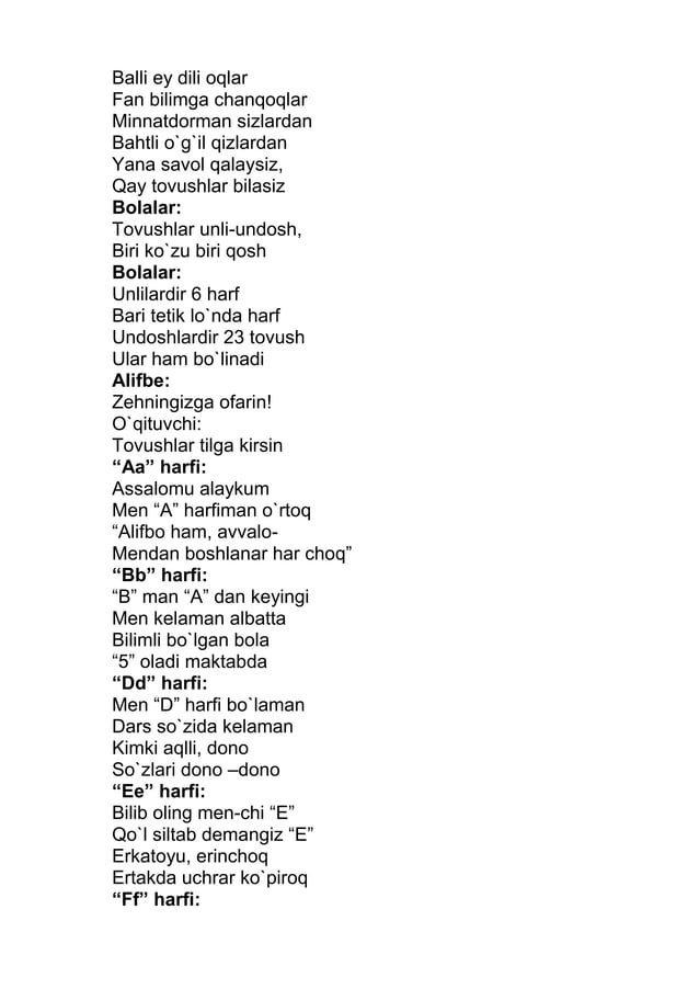 Alifbe bayram boshlang`ich.doc