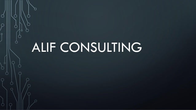 Alif consulting | PPT