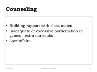 A life of a Teacher | PPT