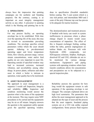 A life cycle approach to corrosion management and asset integrity | PDF ...