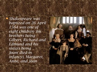 A life story of william shakespeare | PPT