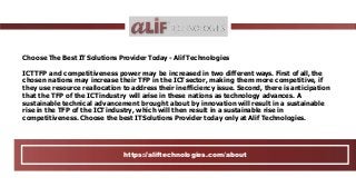 Alif Technologies - The Best IT Services And Solutions Provider.pptx