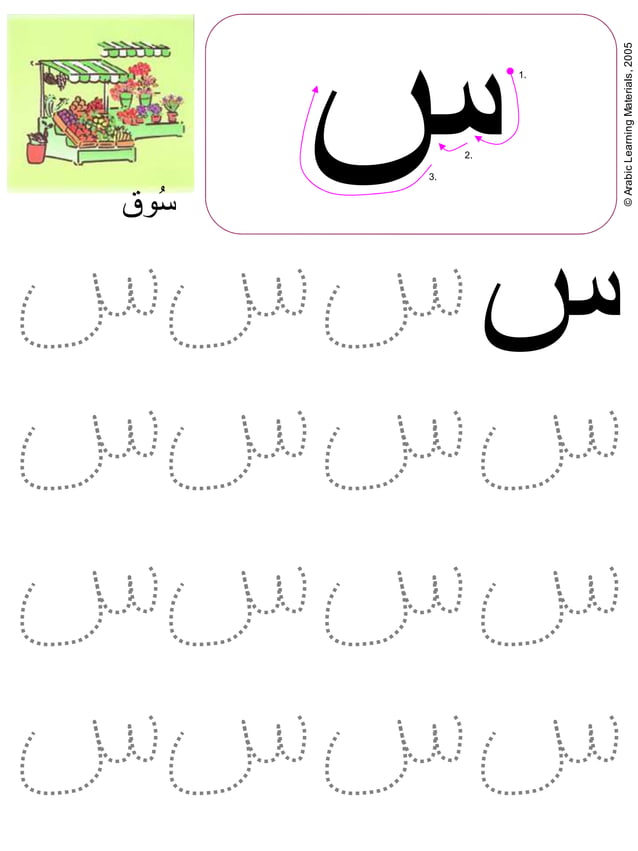 Alif to Yaa ┇Arabic Writing ┇Practice Sheets ┇Dotted Lines | PDF