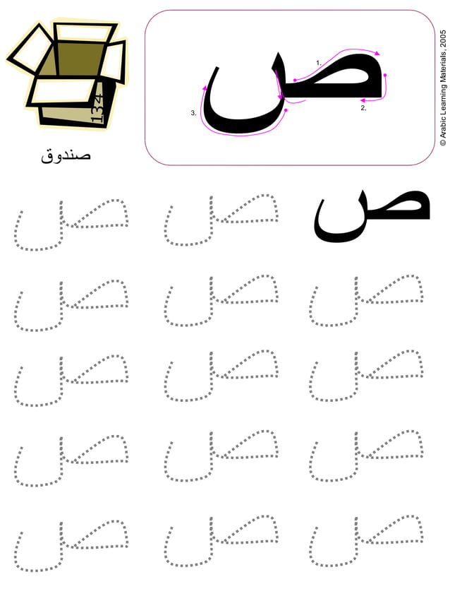 Alif to Yaa ┇Arabic Writing ┇Practice Sheets ┇Dotted Lines | PDF