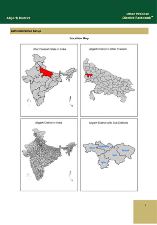 Uttar Pradesh District Factbook- Aligarh District | PDF