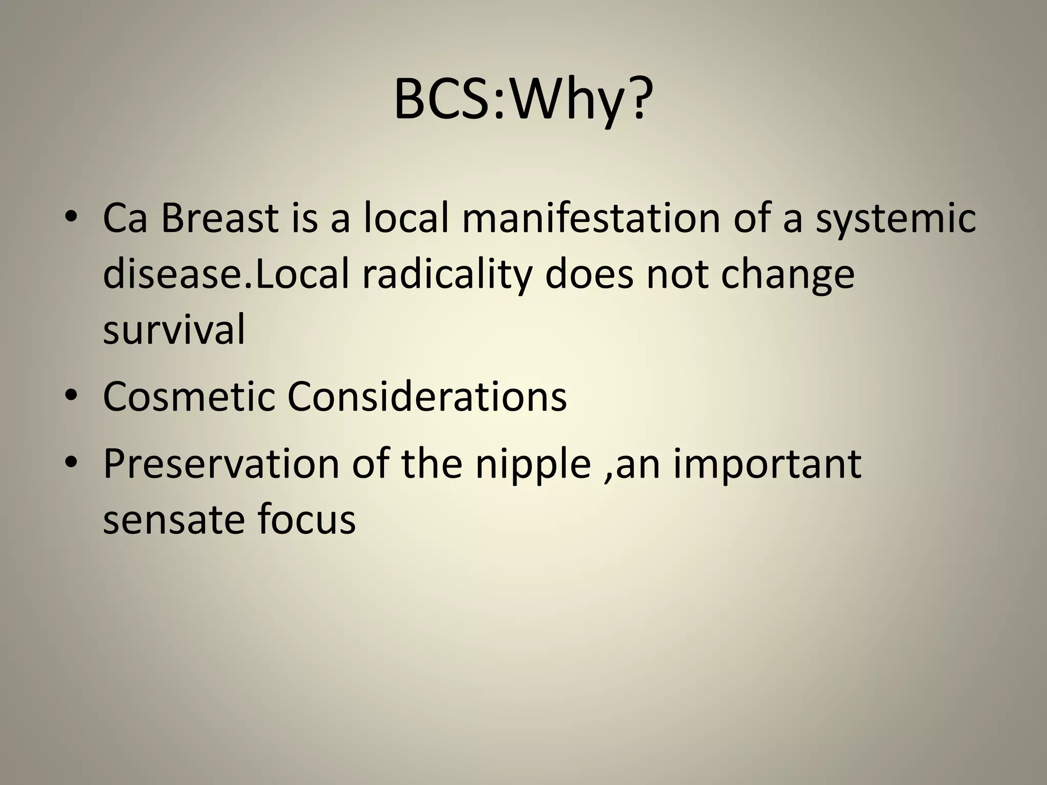 Breast conservation surgery | PPTX