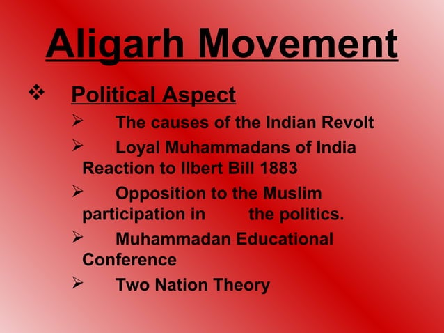Aligarh movement | PPT