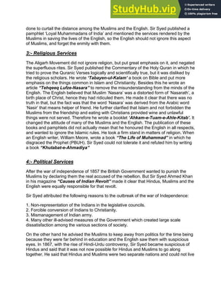 Aligarh Movement | PDF