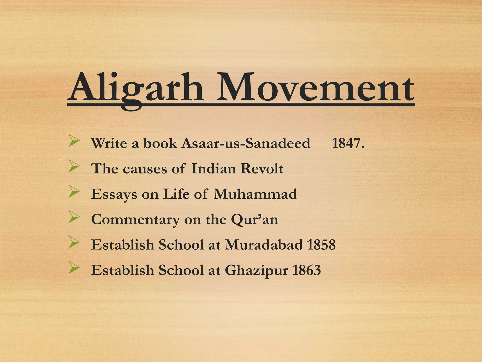 Aligarh movement lecture 3 | PPT