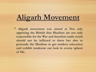 Aligarh movement lecture 3 | PPT