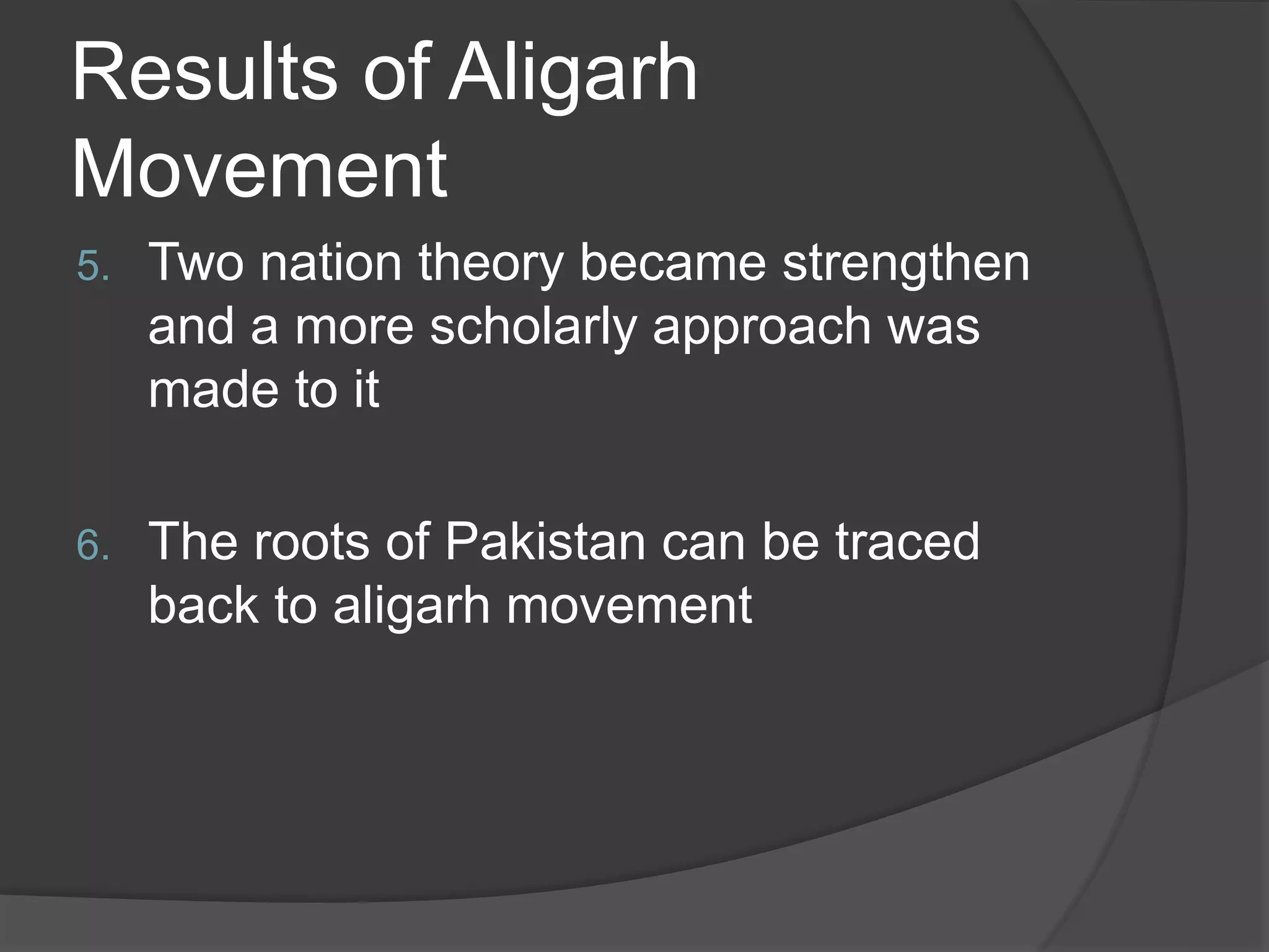 Aligarh movement and syed ahmad khan | PPTX