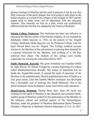 Aligarh movement new | DOCX