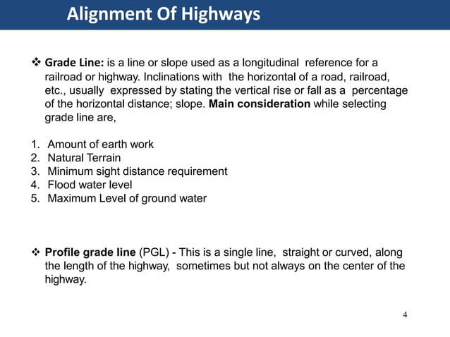 Alighnment & horizontal alignment of highway (transportation ...