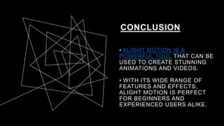 Alight Motion Present Link | PPTX