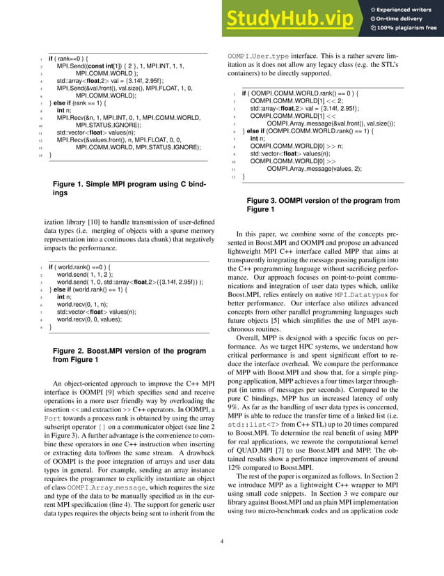 A Lightweight C Interface To MPI | PDF