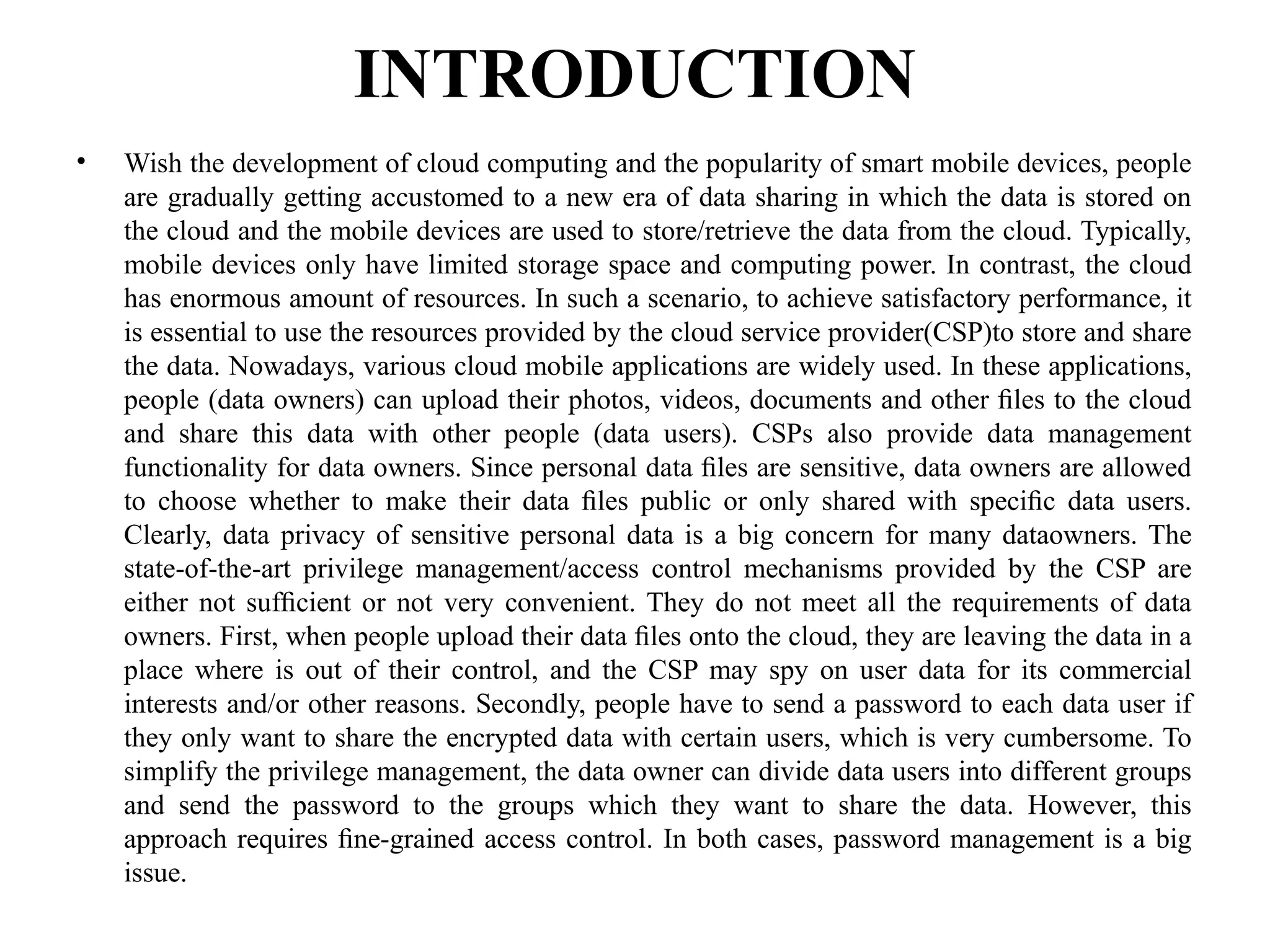 A Lightweight Secure Data Sharing Scheme For Mobile Cloud Computing