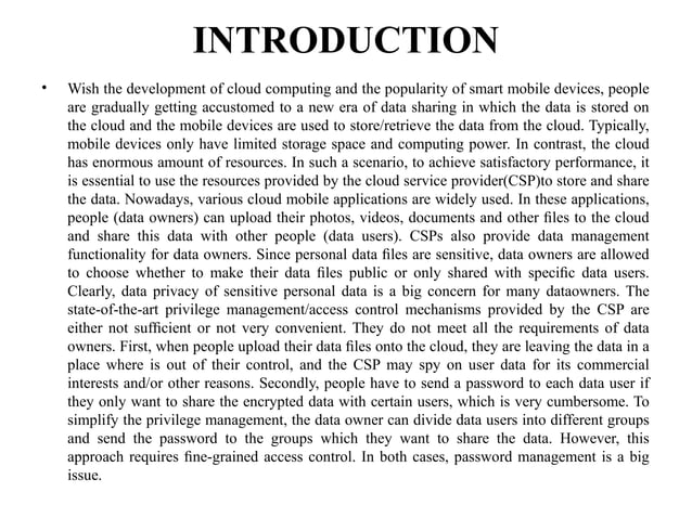 A Lightweight Secure Data Sharing Scheme For Mobile Cloud Computingpptx Cloud Computing