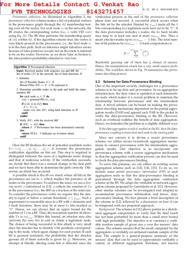 A lightweight secure scheme for detecting provenance forgery and pack…