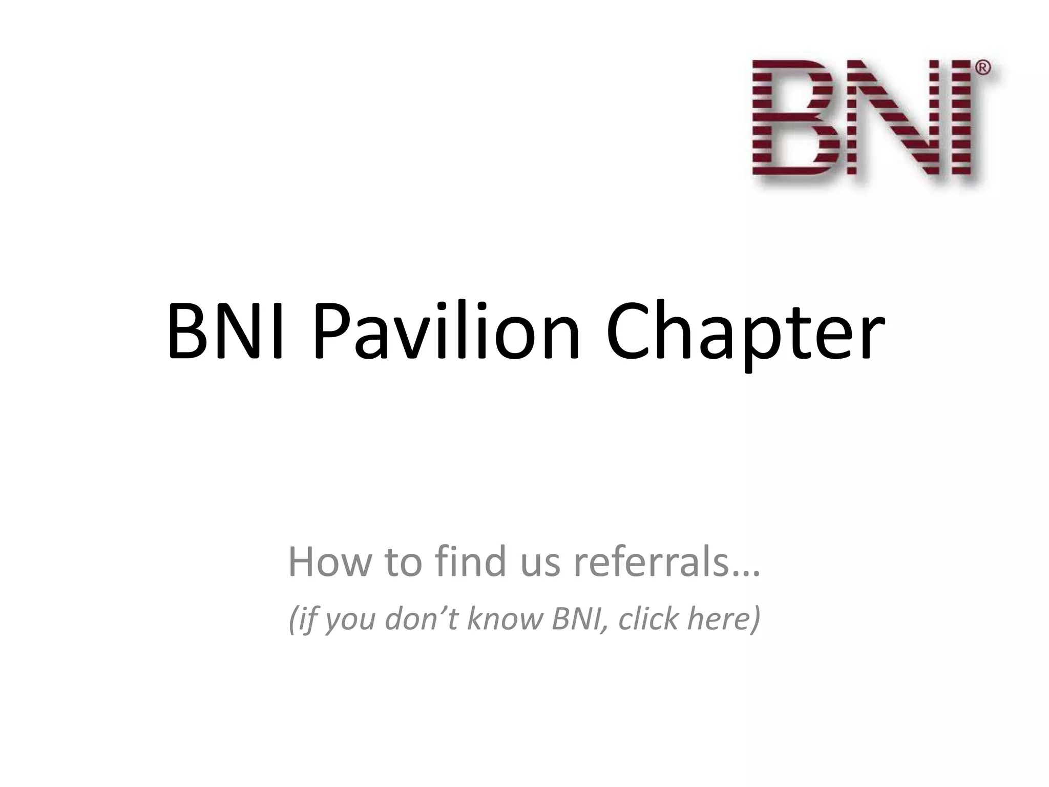 Align BNI Presentation | PPTX