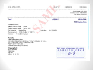 Aligned export documents | PPT