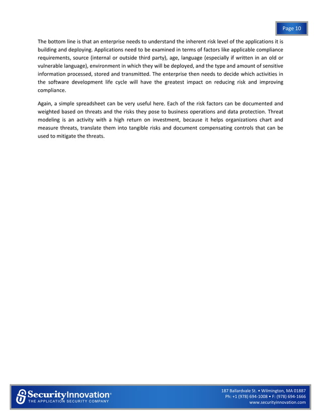 White Paper: Aligning application security and compliance | PDF