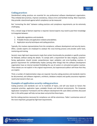 White Paper: Aligning application security and compliance | PDF