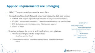 Aligning Application Security to Compliance | PPTX