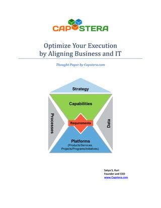 Aligning business and tech thru capabilities - A capstera thought paper | PDF | Business ...