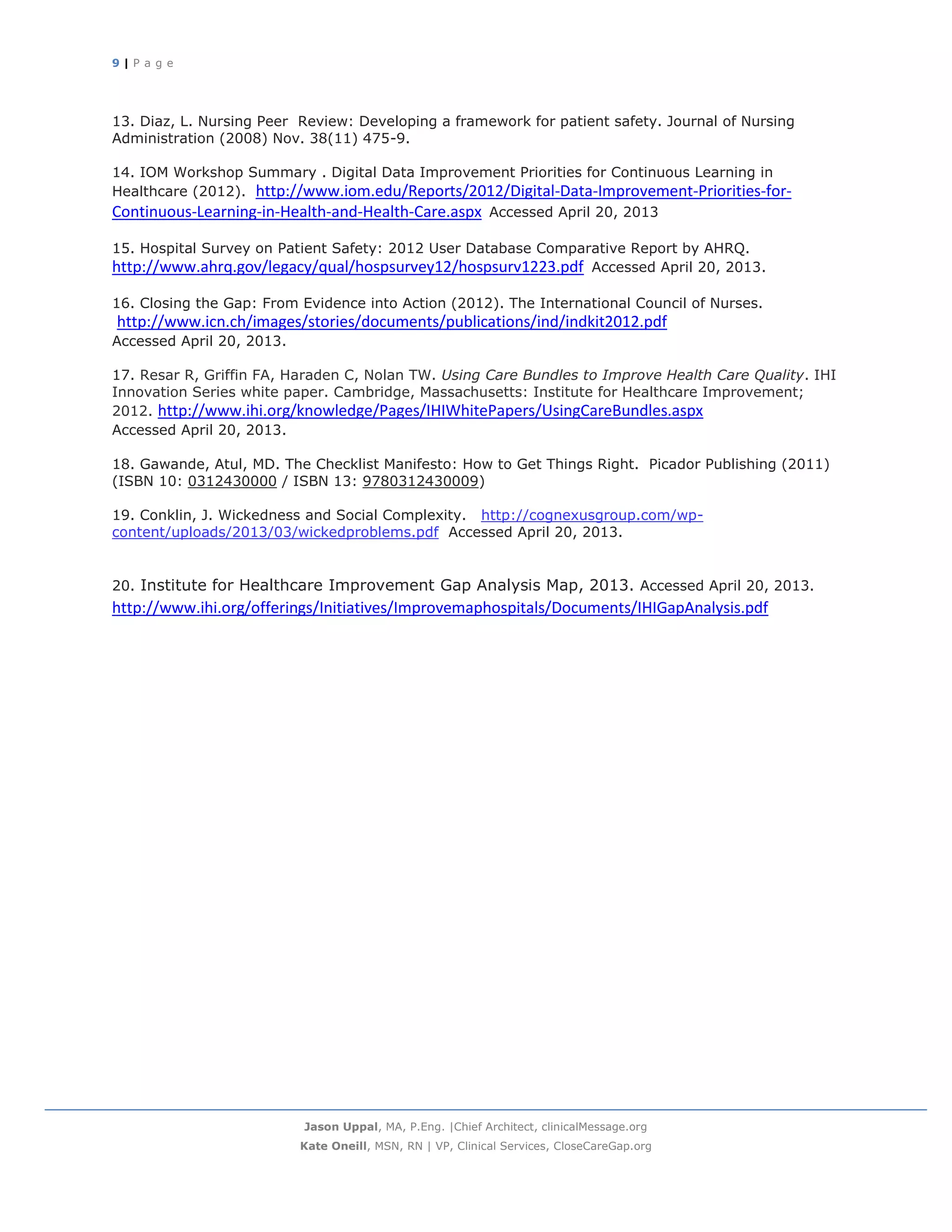 Aligning Clinical Practice and Process Improvement | PDF Aligning Clinical Practice and Process Improvement | PDF