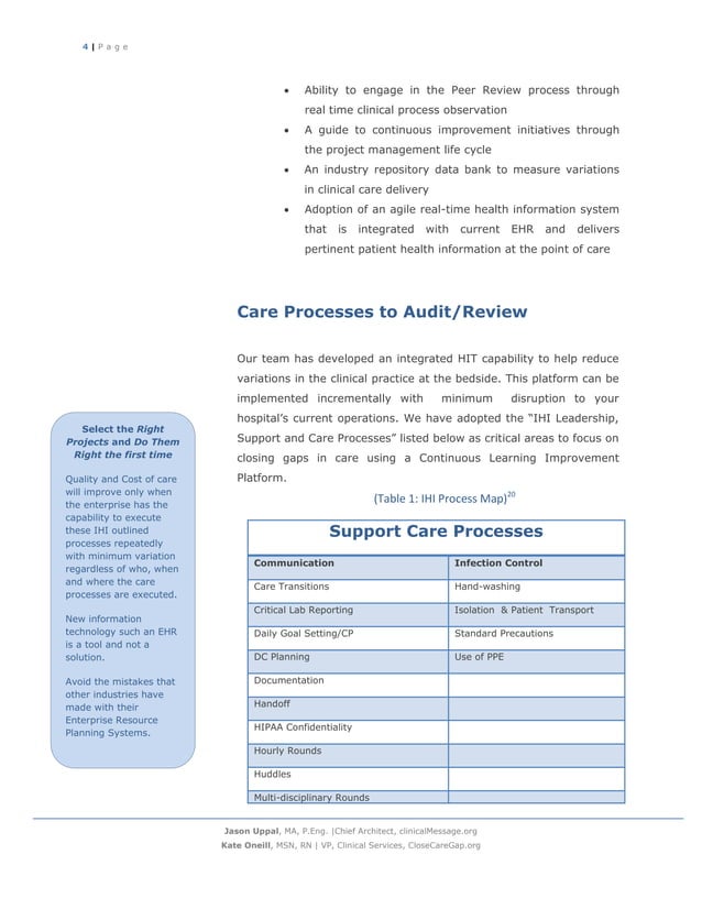 Aligning Clinical Practice and Process Improvement | PDF Aligning Clinical Practice and Process Improvement | PDF