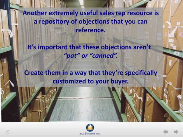 Aligning Customer Objections To The Buying Process Map