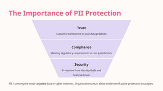 Aligning Data Governance With PII Protection Standards | PPTX