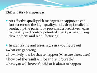 Aligning data life cycle with qb d risk management principle across the ...