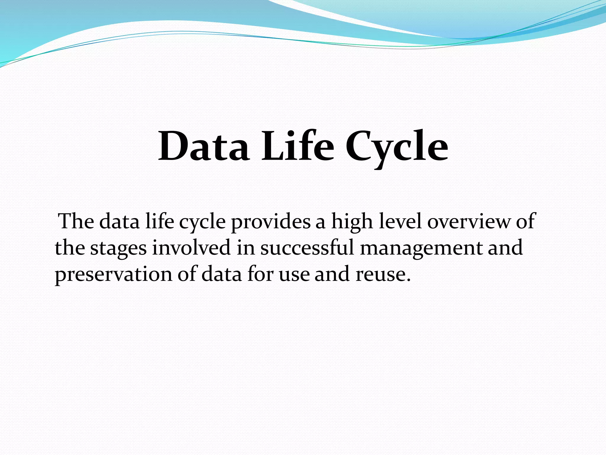 Aligning data life cycle with qb d risk management principle across the ...