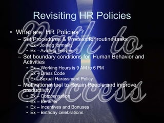 Aligning HR Policies to Business Objectives.ppt