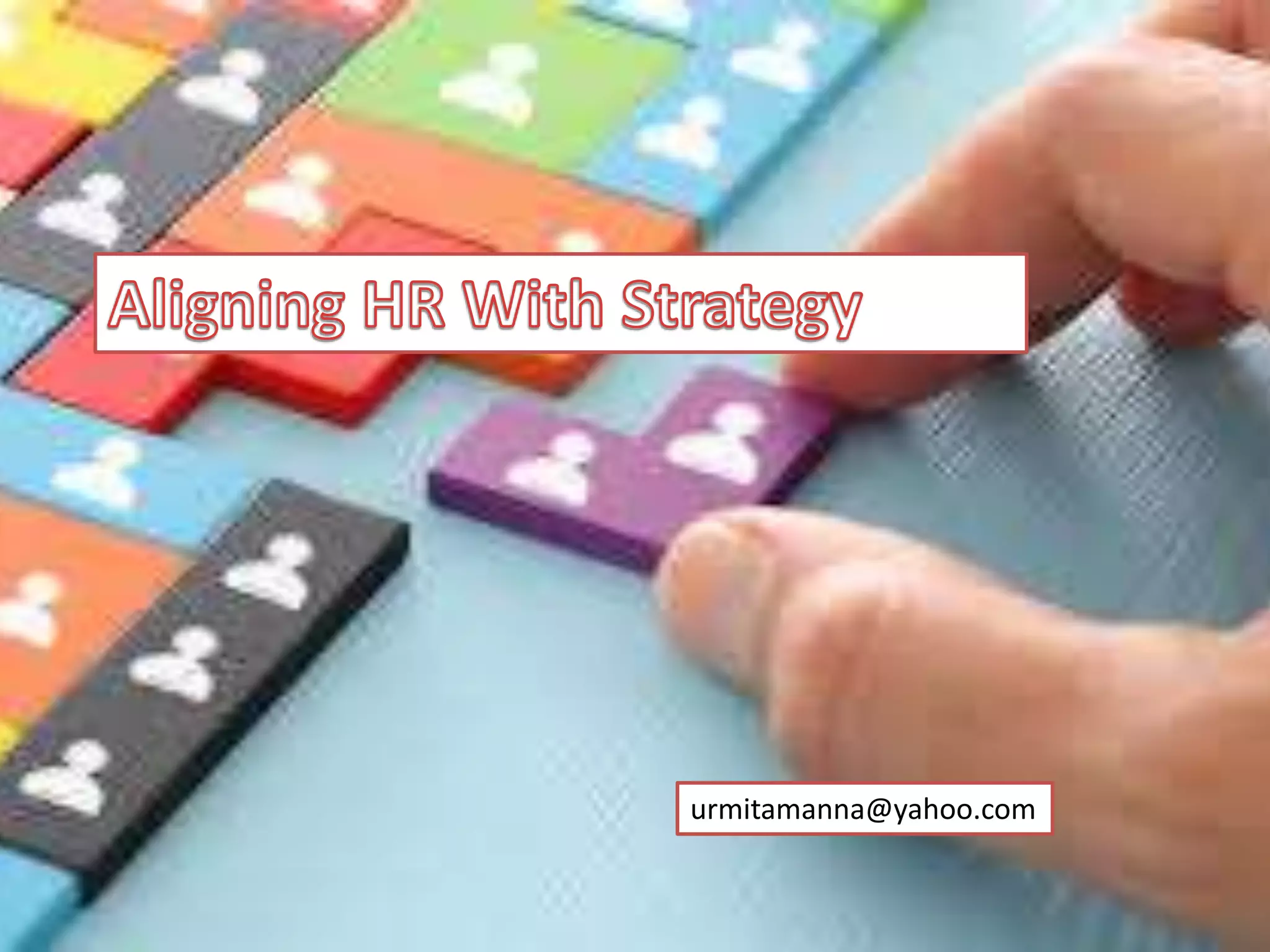 Aligning human resources with strategy | PPTX