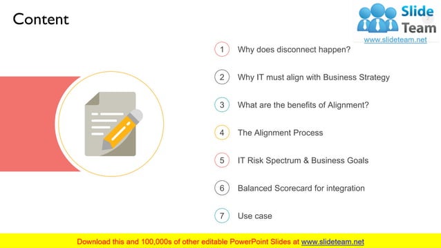 Aligning It And Business Strategy PowerPoint Presentation Slides | PDF