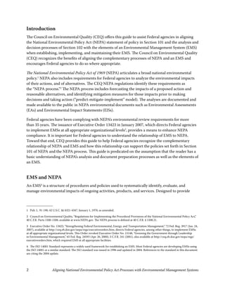Aligning NEPA Processes | PDF