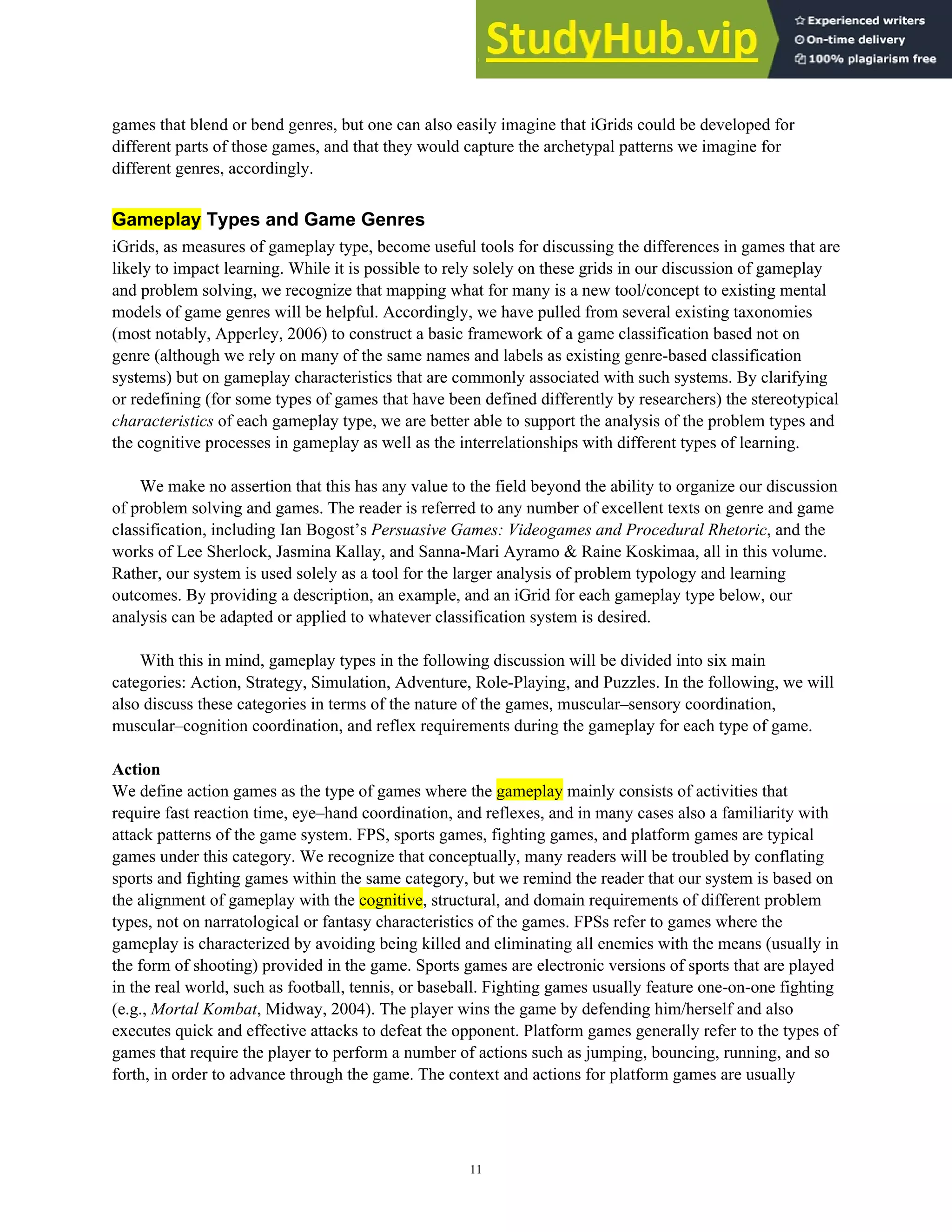 Aligning Problem Solving And Gameplay A Model For Future Research And ...