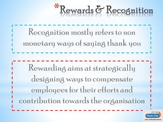Aligning Rewards & Recognition Programme with Organisation Strategy | PPTX