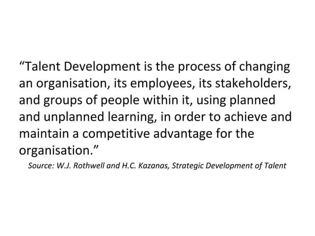 Aligning talent management and strategy | PPT | Human Resources | Business