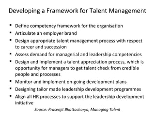 Aligning talent management and strategy | PPT