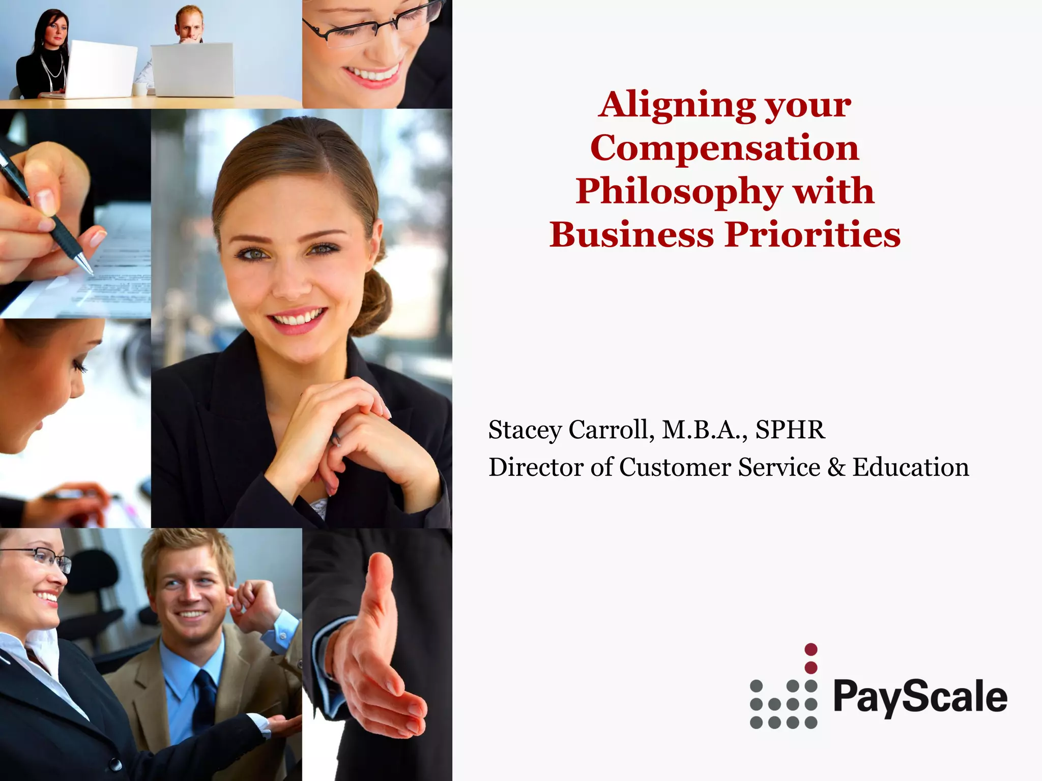 Aligning your compensation philosophy with business priorities | PDF