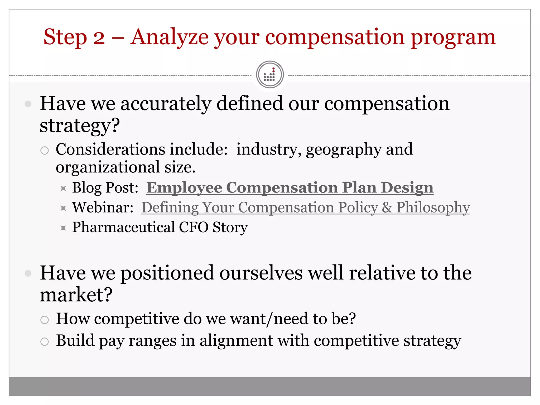 Aligning your compensation philosophy with business priorities | PDF