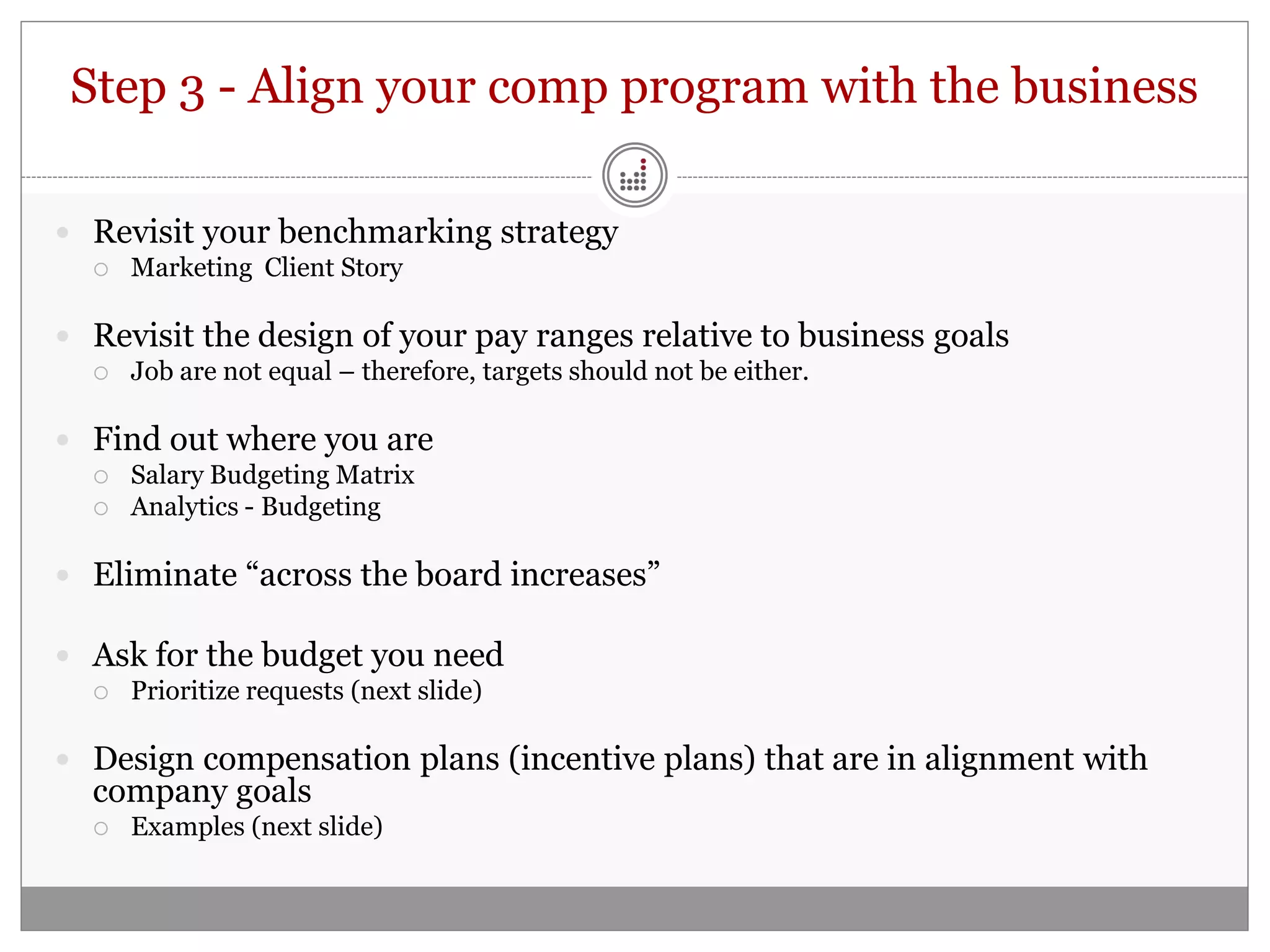 Aligning your compensation philosophy with business priorities | PDF