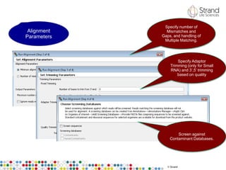 Alignment of raw reads in Avadis NGS | PPT