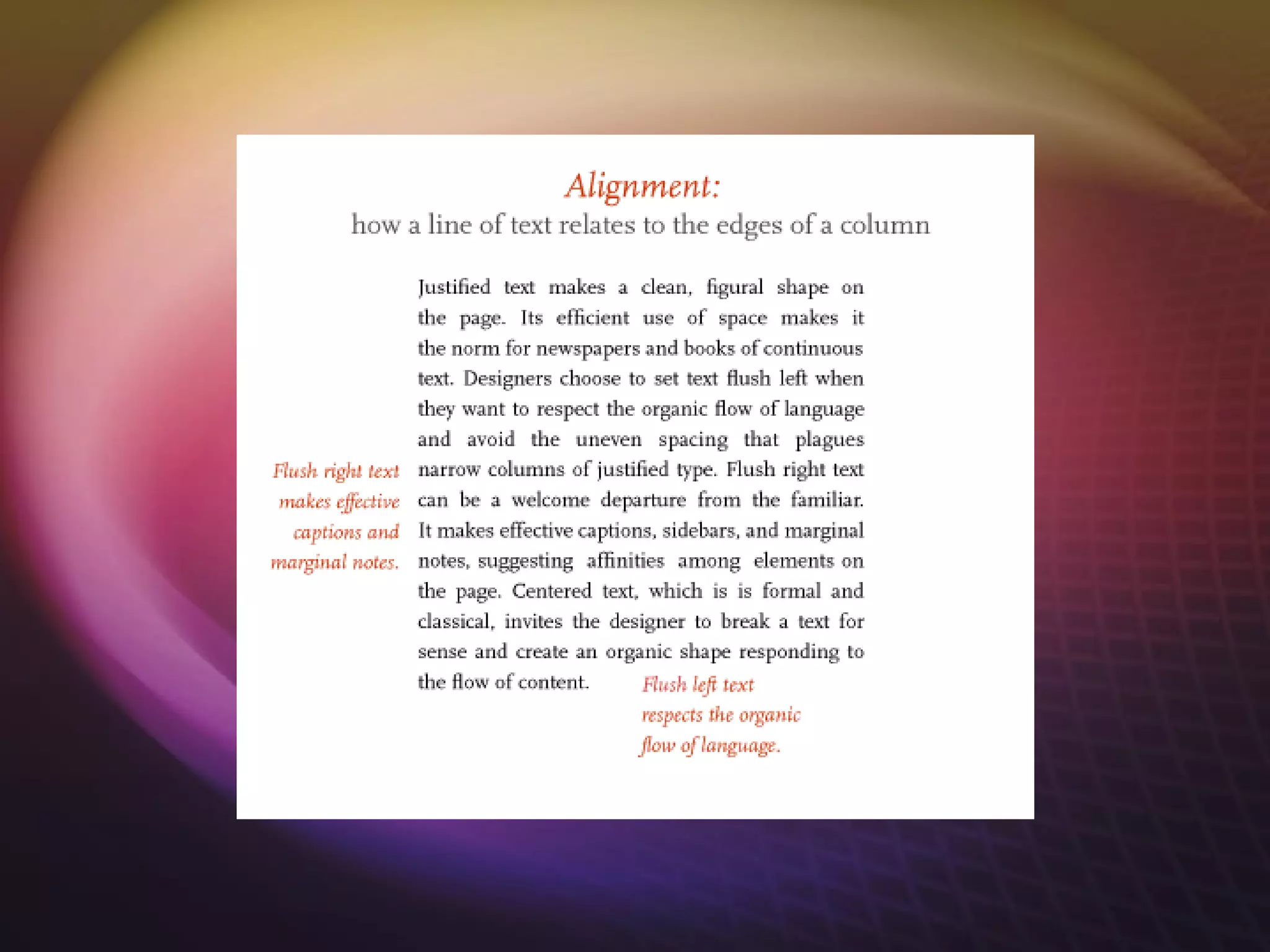 Alignment: Principles of Graphic Design | PPT | Desktop Publishing ...
